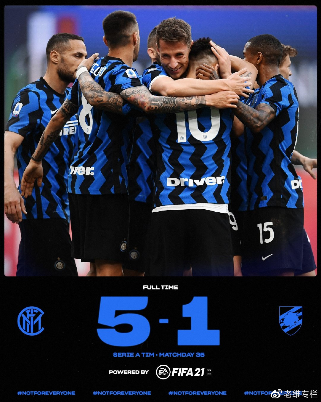 Inter Milan 5-1 Samp: a perfect celebration, a tactical experiment - iNEWS