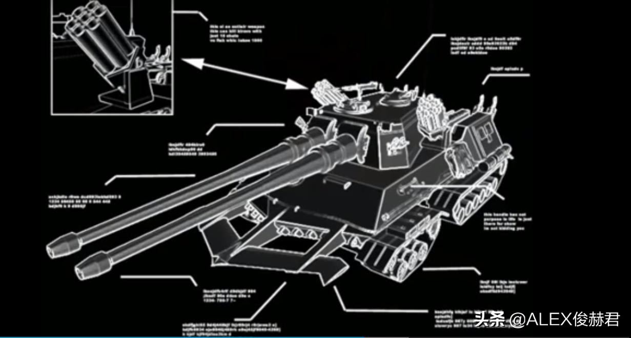 Romance in the history of tank development: 128mm double-barreled tanks ...