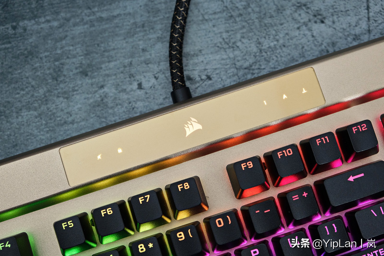 The golden legend comes to the world, CORSAIR K100 RGB Bright Gold ...