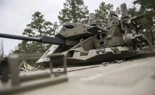 Old trees sprout in spring-Czech BPsVI armored reconnaissance vehicle ...