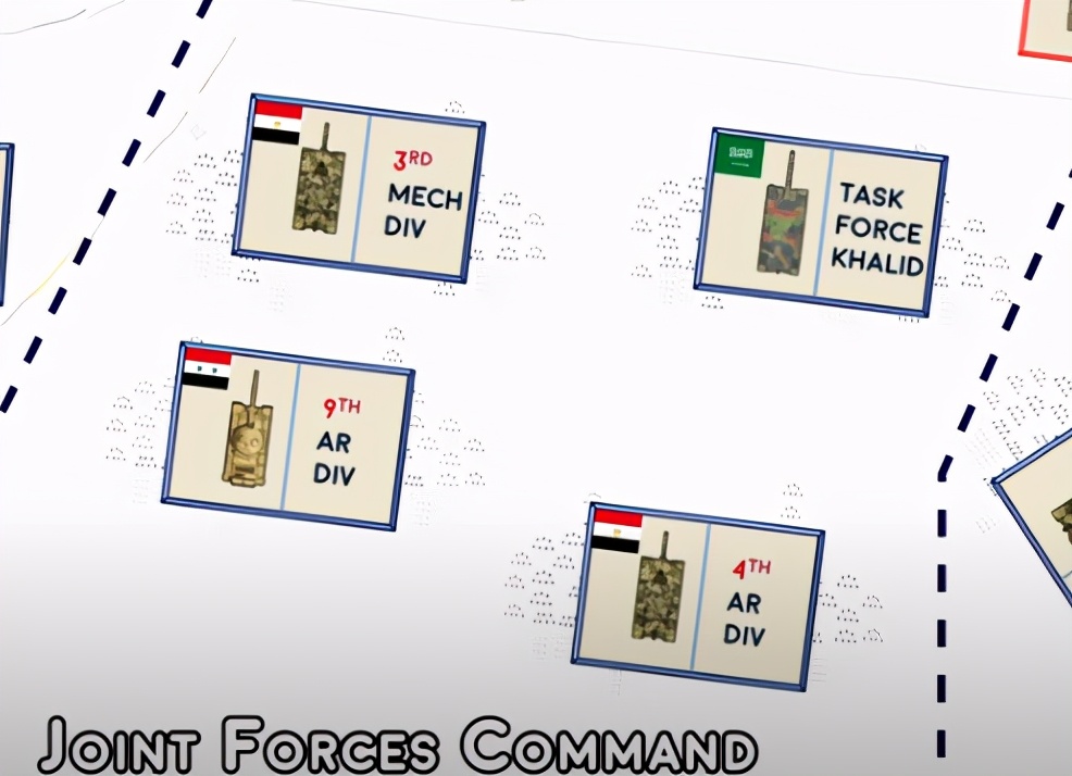 The picture shows a summary of the first day of the Gulf War "Desert ...