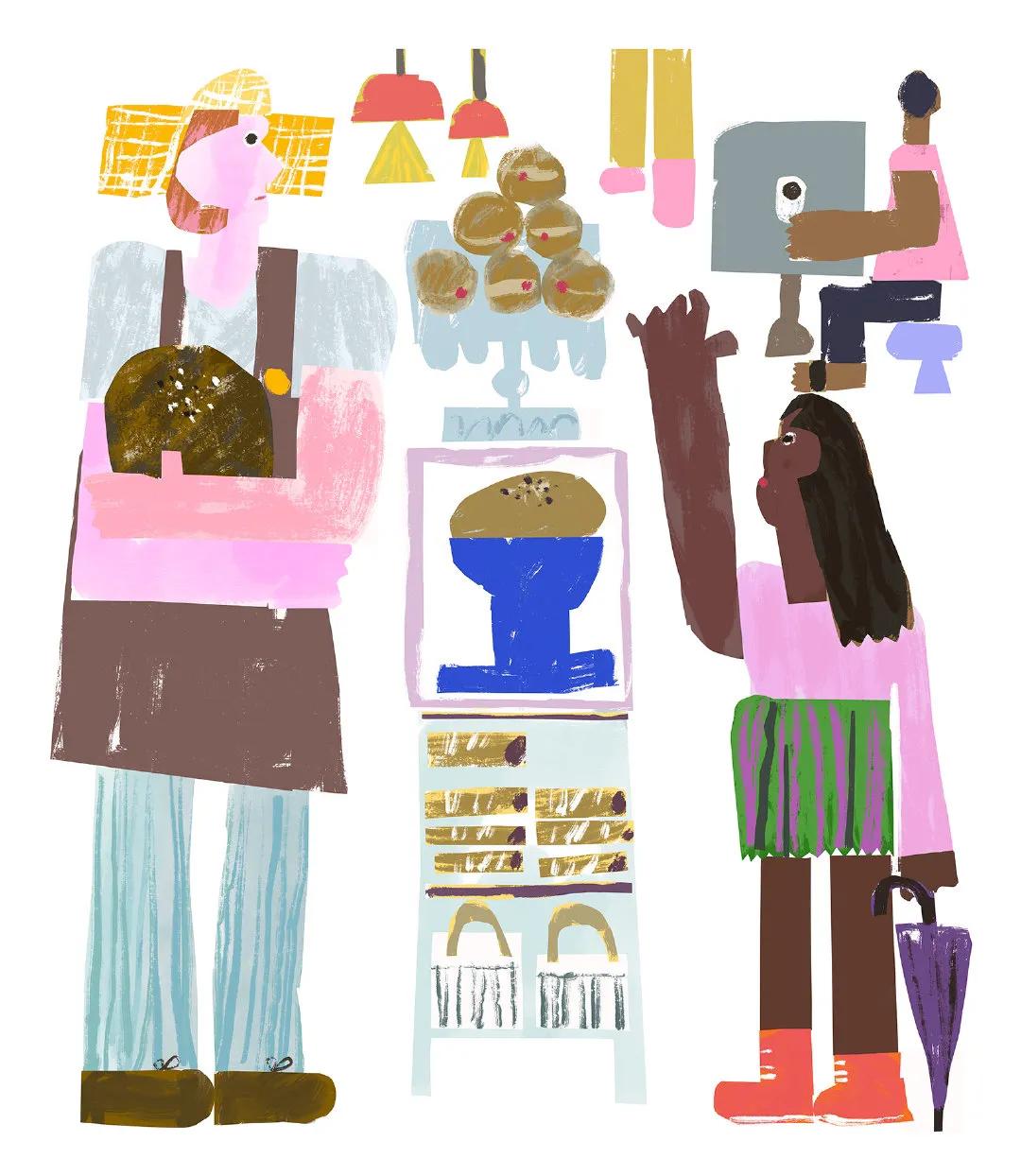 Illustrator Nicolas Burrows collage style appreciation - iNEWS