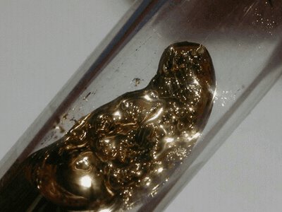 "Cesium" looks like gold but is more expensive than gold. When it ...