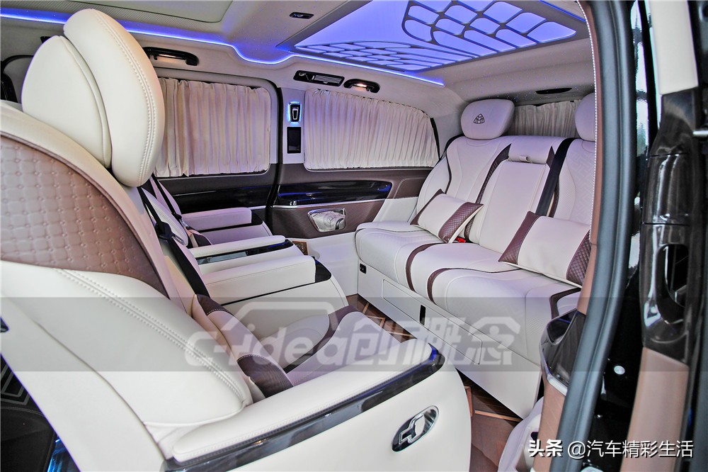 Mercedes-Benz V260 upgraded interior modification, after modification ...
