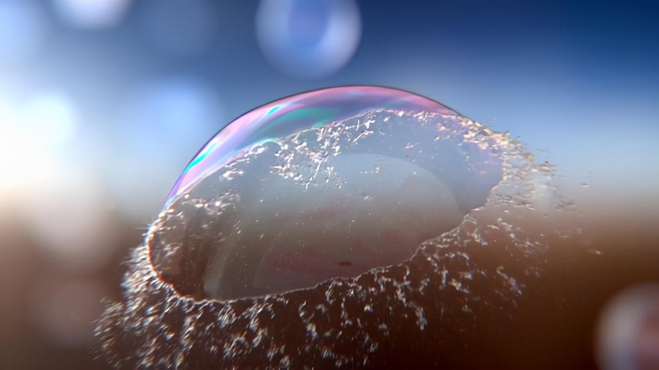 Why does the soap bubble break to reach a high temperature of 20,000 ...
