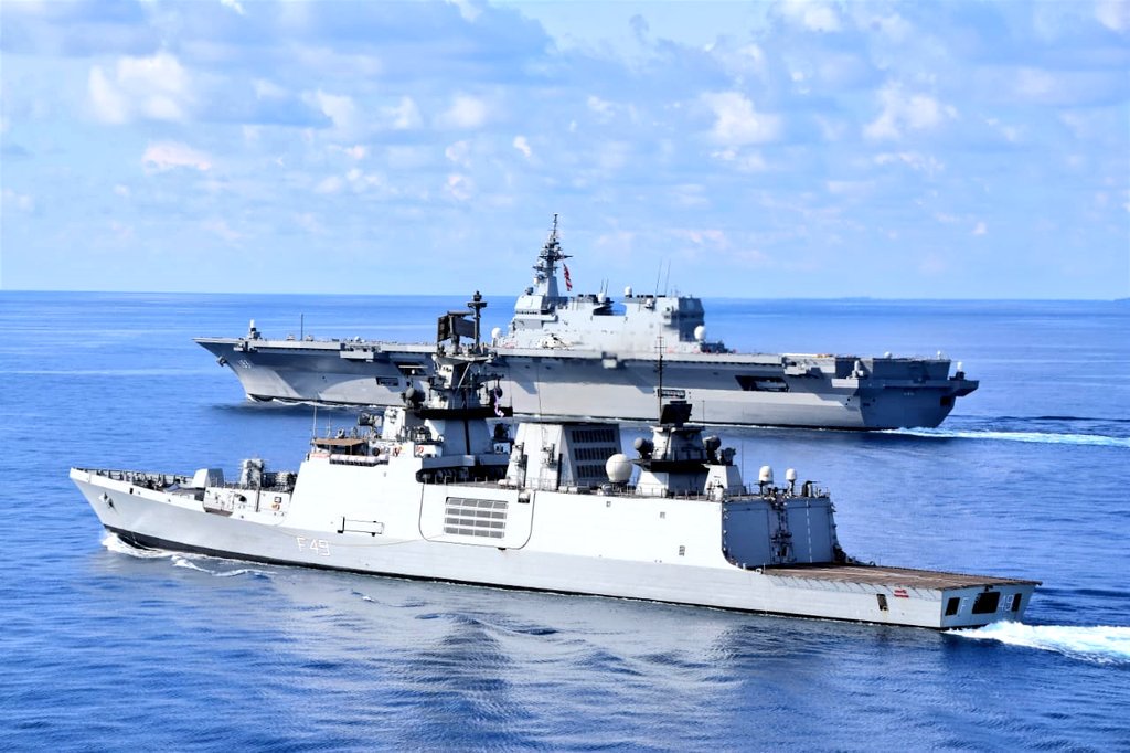 India's latest stealth frigate launched! The tonnage is comparable to ...