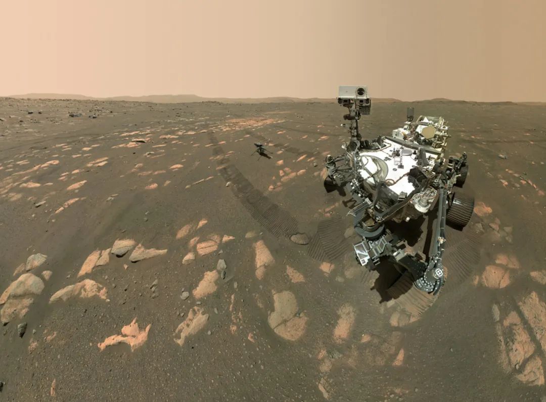 The first selfie of NASA Perseverance is released!Mars helicopter ...