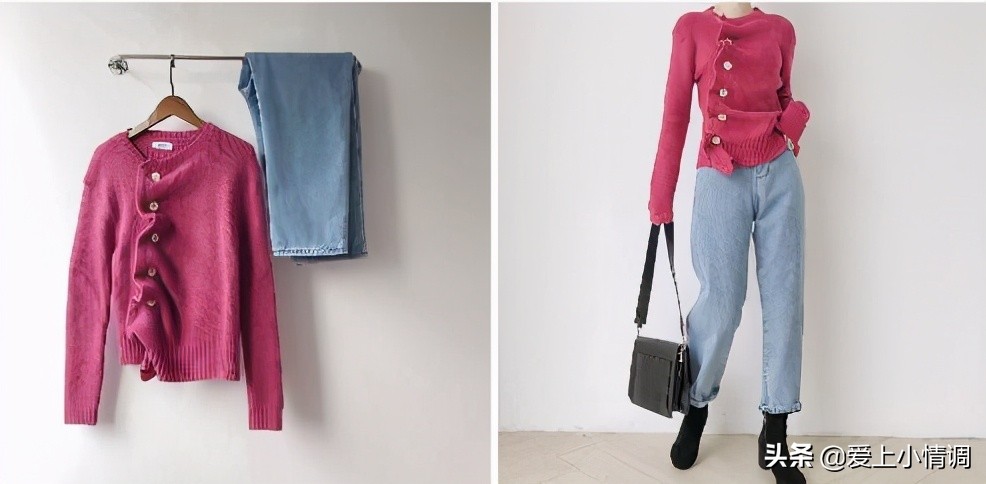 Demonstration of clothing color matching skills, comprehensive and ...