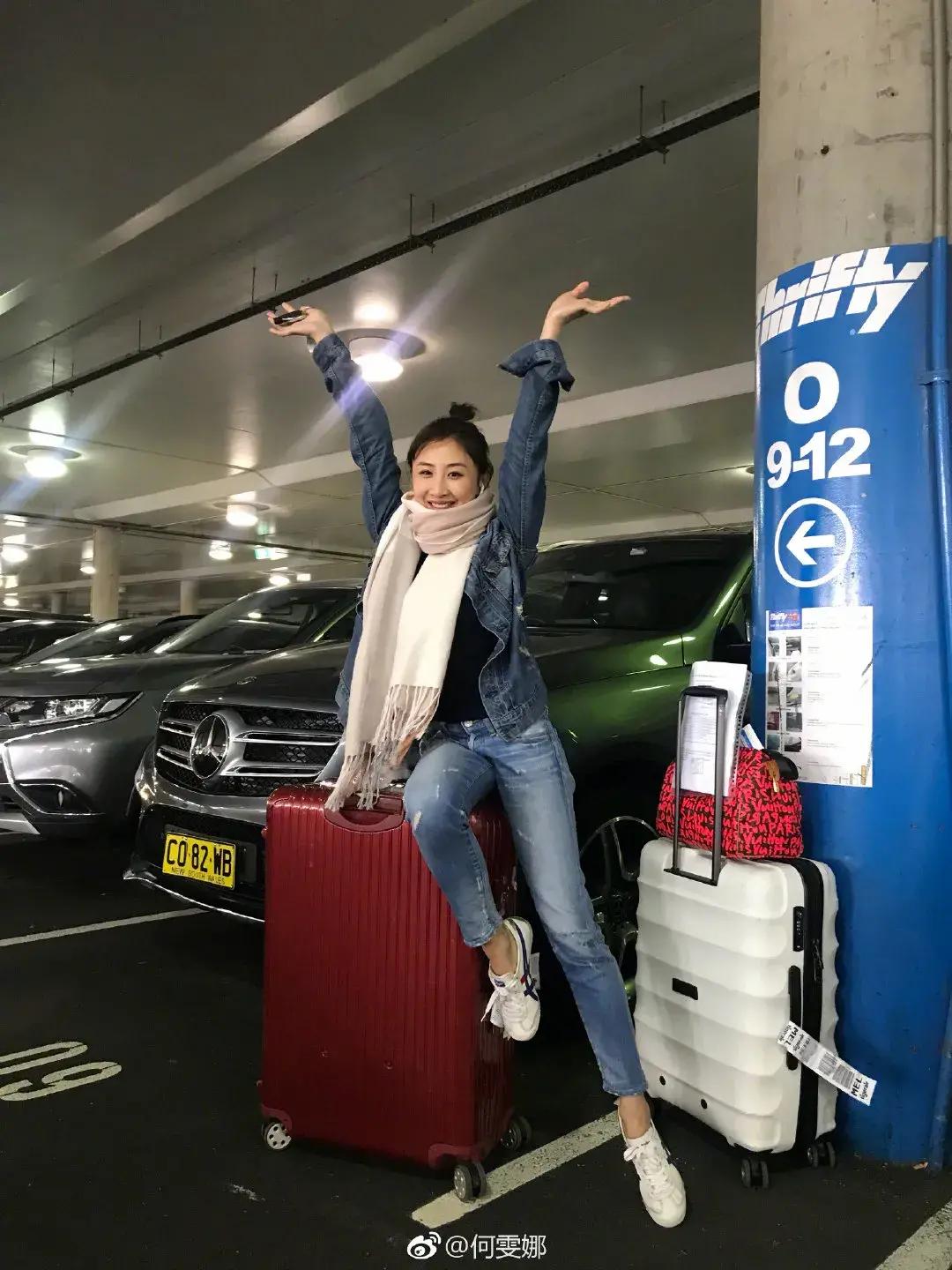 He Wenna, who has been married, is still the beautiful trampoline ...