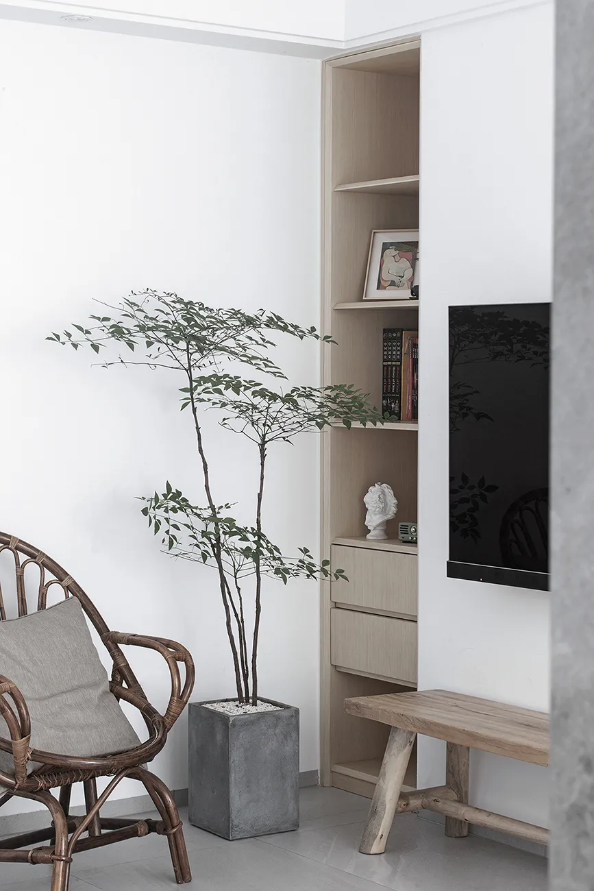 58 square meters two-bedroom small apartment, simple design is all the ...