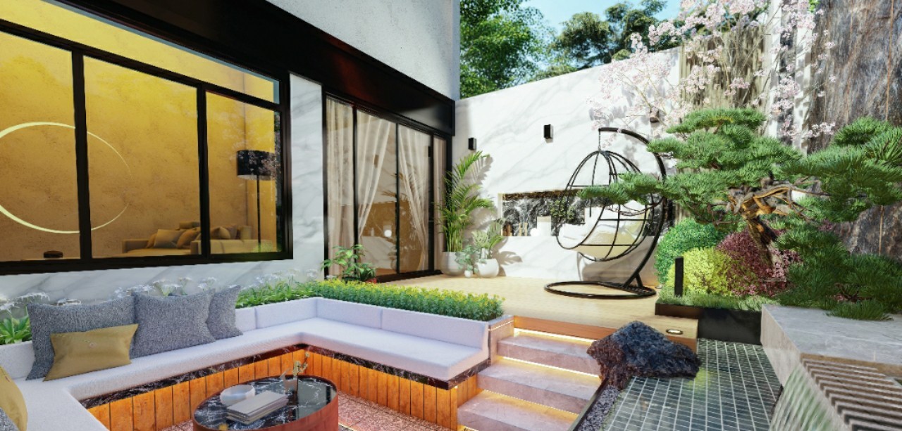 How to design a courtyard of about 30 square meters?Share 5 tips to ...