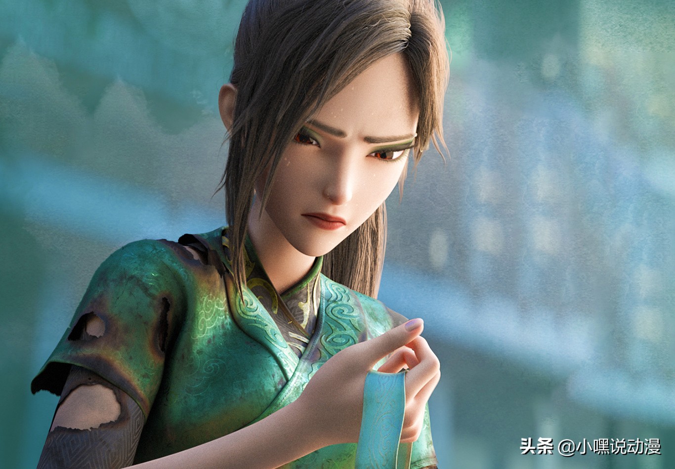 "The Green Snake Tribulation" Xiaoqing turns his fans, the eight-tailed ...