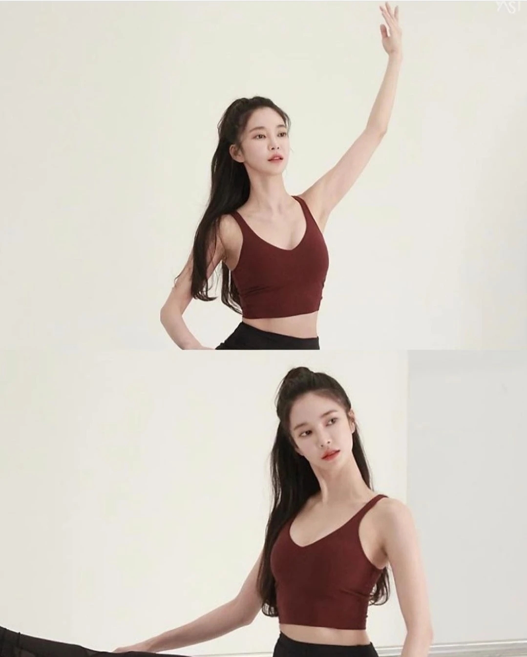 Kim Yunji's long legs and long legs are foul - iNEWS