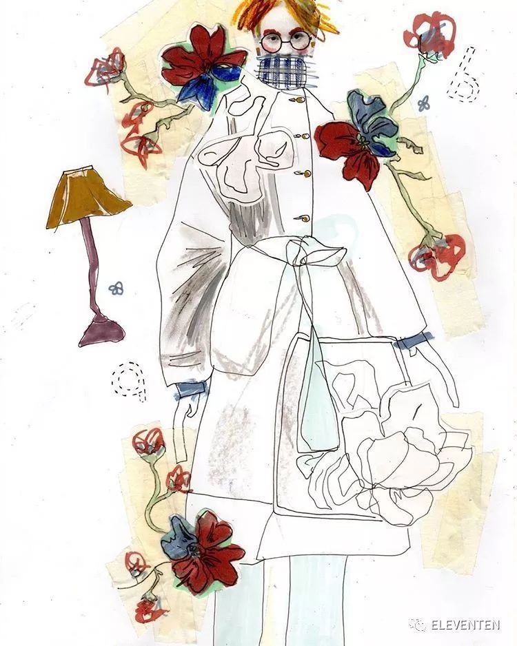 Fashion illustrator's grotesque aesthetics, painted like this, Saint ...