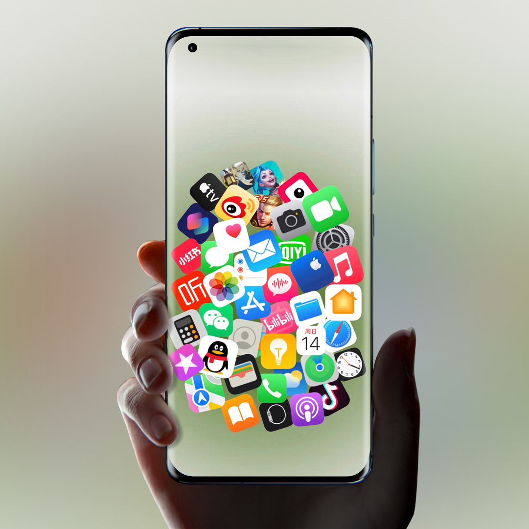 Irregular icon messy wallpaper - iNEWS