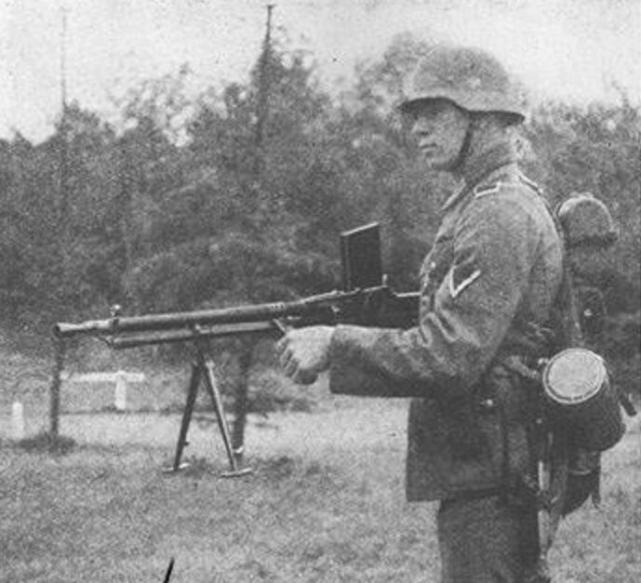 The Germans in World War II seized 55,000 Czech light machine guns, all ...