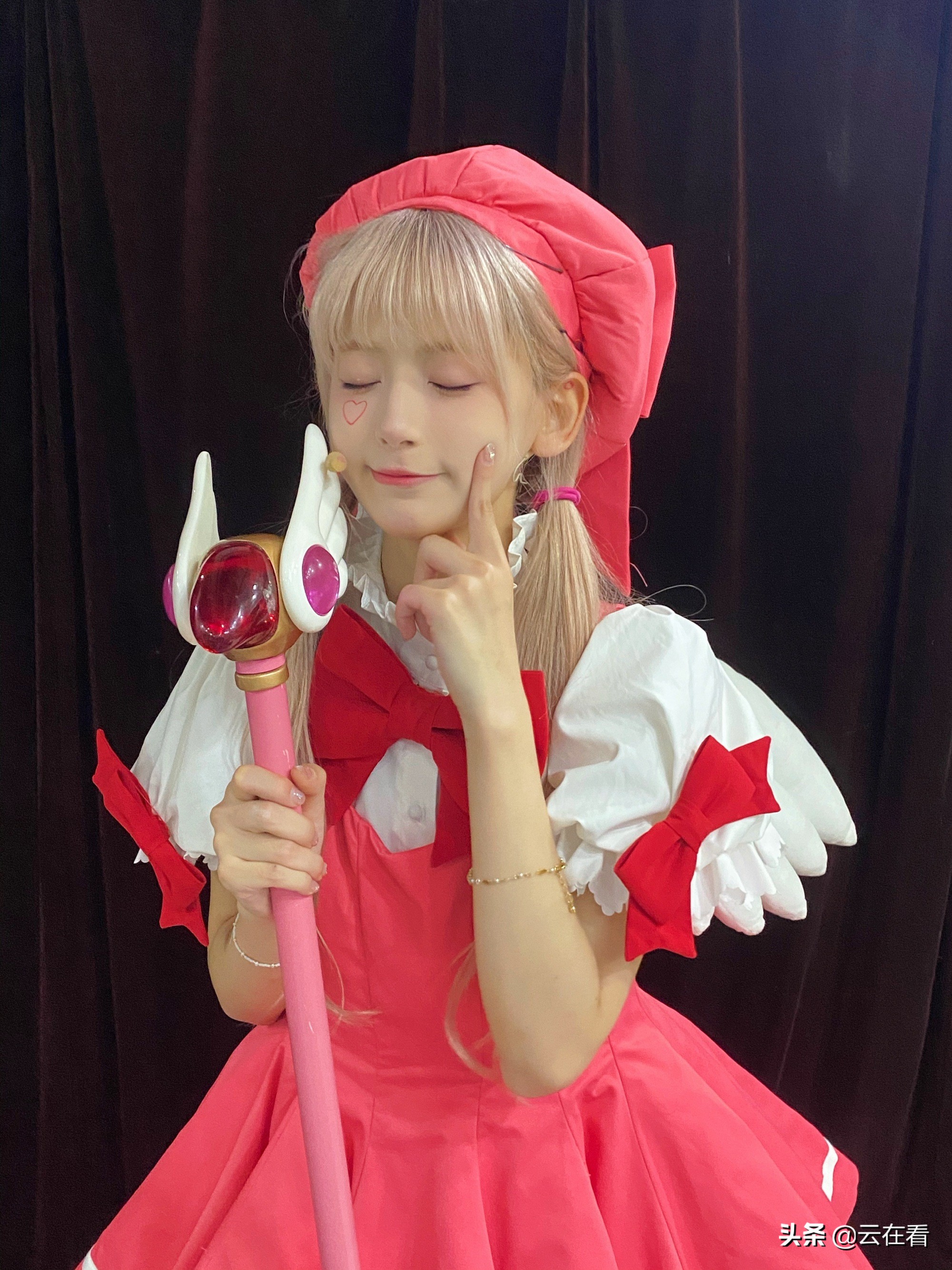 SNH48-Lin Shuqing COS Variety Sakura is so beautiful, so cute - iMedia