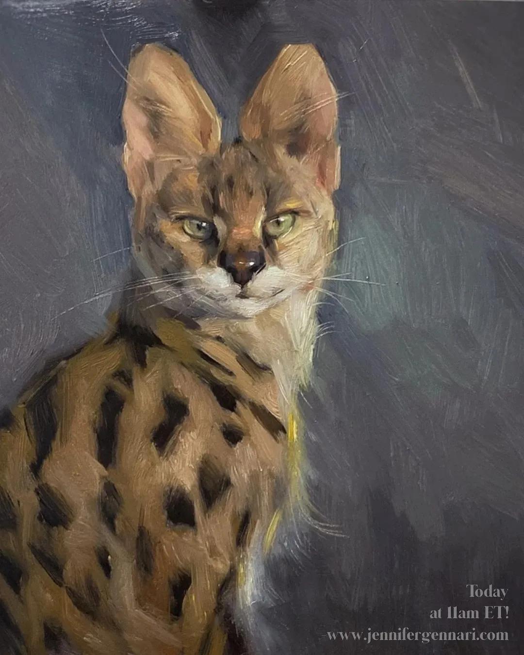 Appreciation of the works of the painter Jennifer Gennari who is good ...