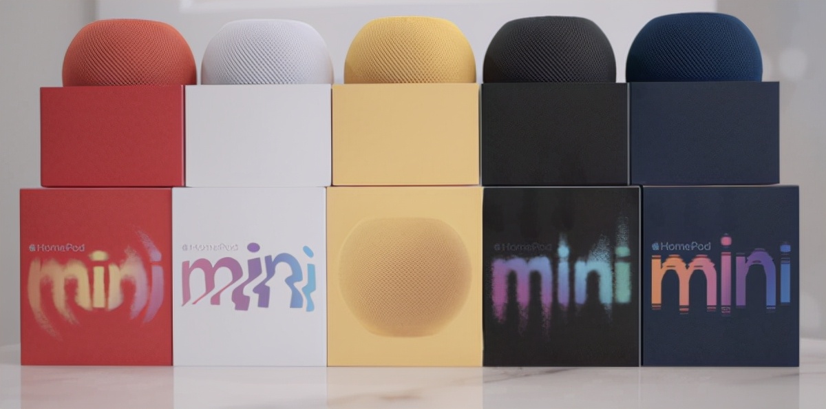The "Five Colors" HomePod mini fills a beautiful life with "Five Tones ...