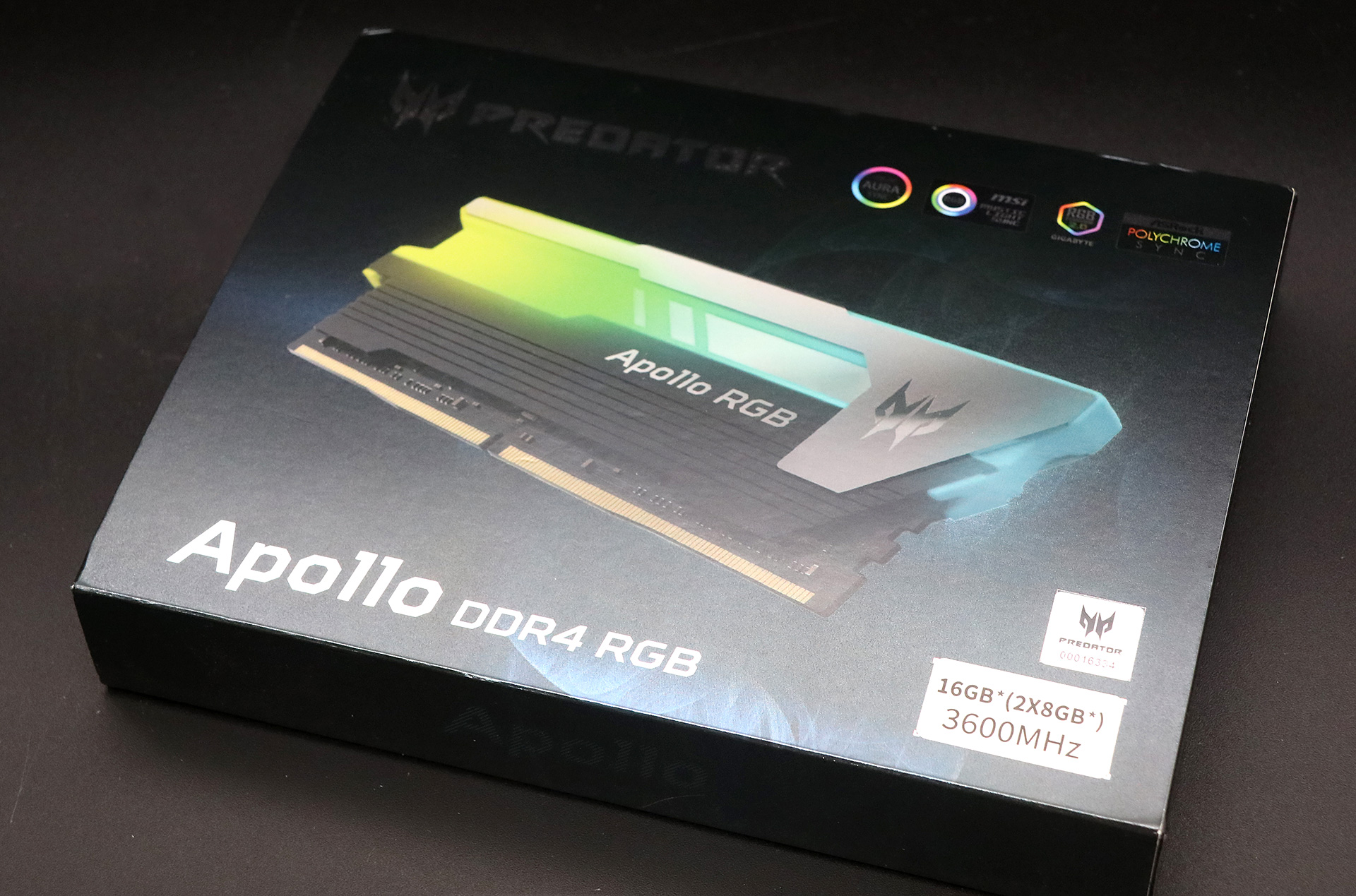 Experience of using the Acer Predator Apollo DDR4 3600 RGB directly ...