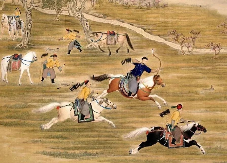 The emperor of the Qing Dynasty often played: from "shooting tiger ...
