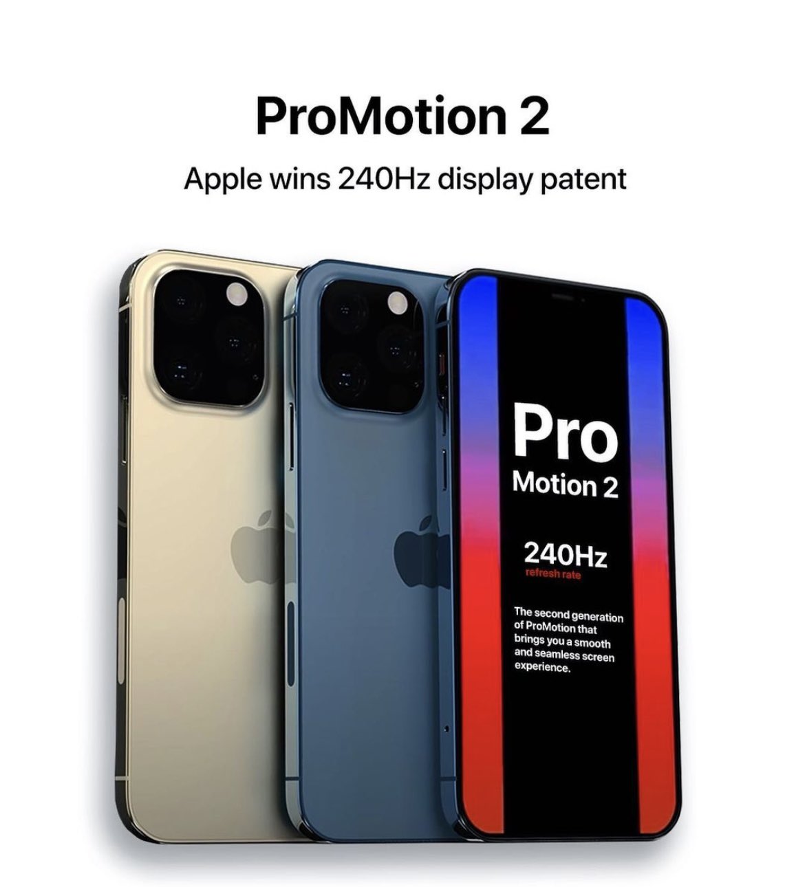 Apple announced a new patent that can increase the 60Hz screen refresh ...