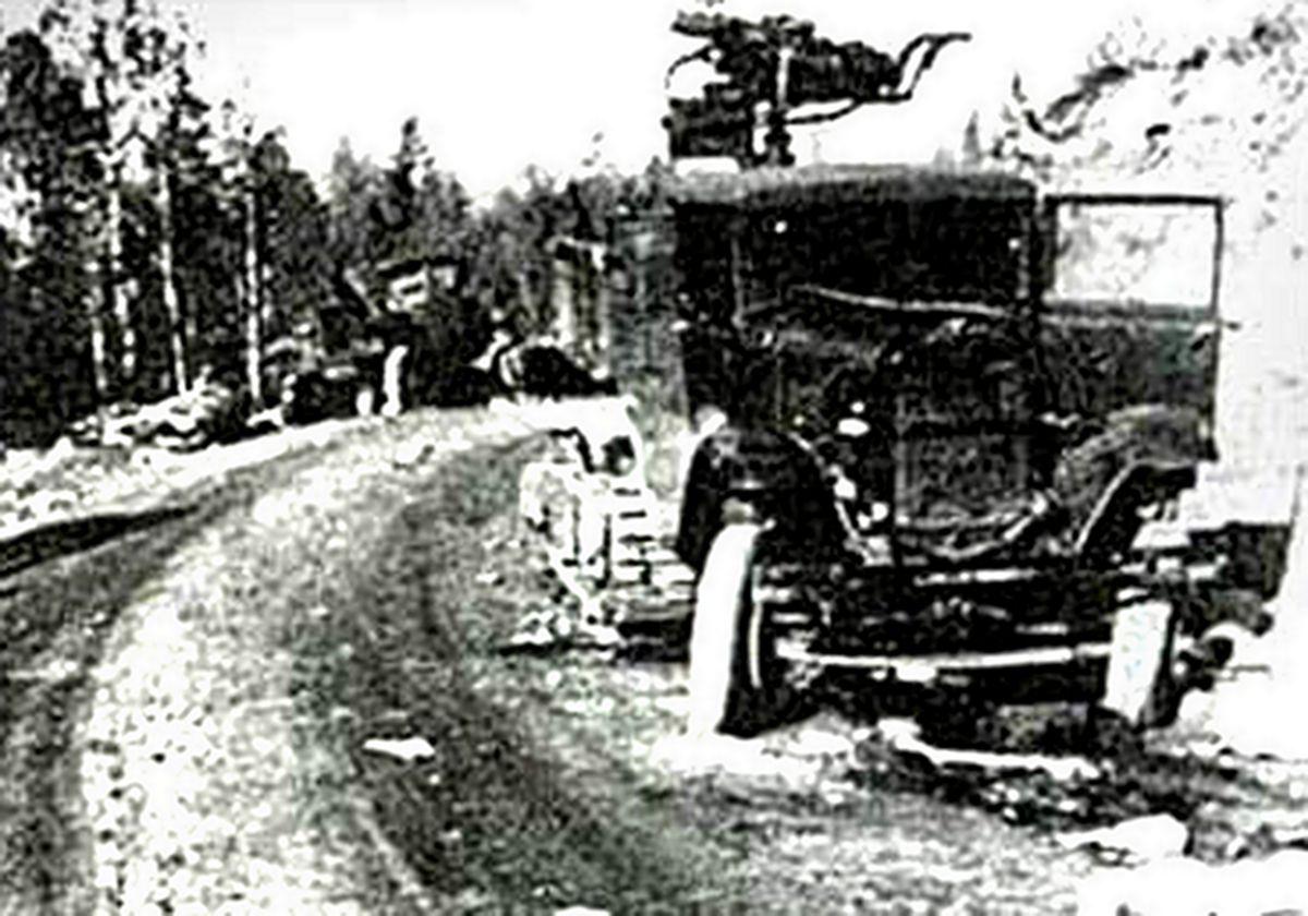 Soviet wheeled armored vehicles and half-track military vehicles of ...