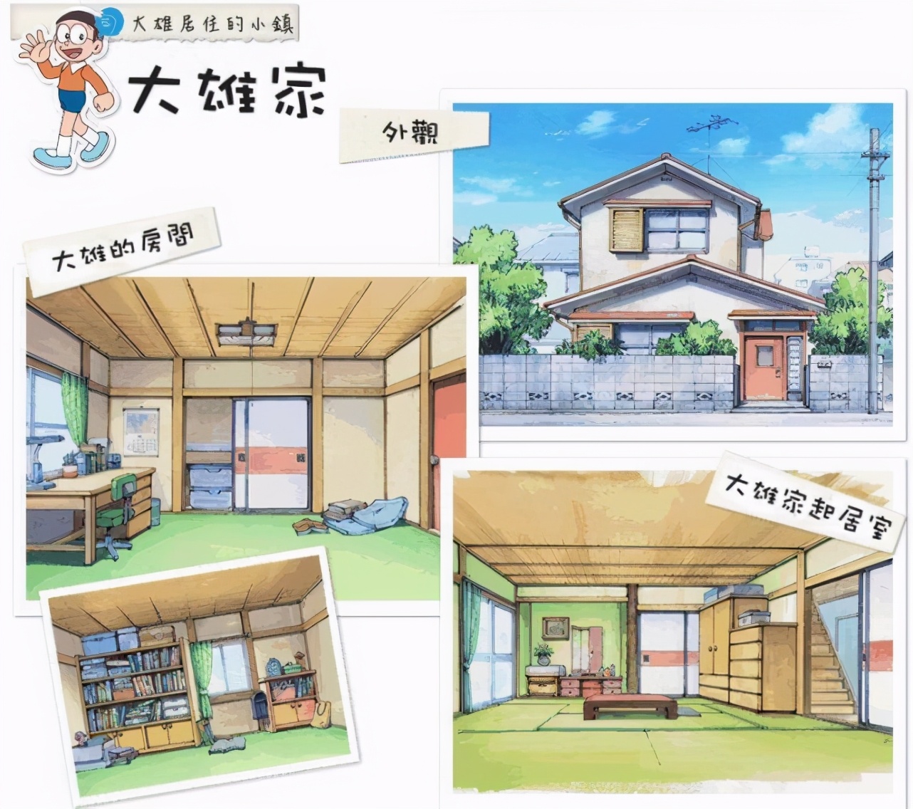 1:1 The whole building is perfectly restored "Nobi Nobita's home", even ...