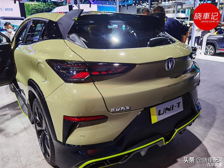 Real shots of Changan UNI-T at the Chengdu Auto Show. This green color ...