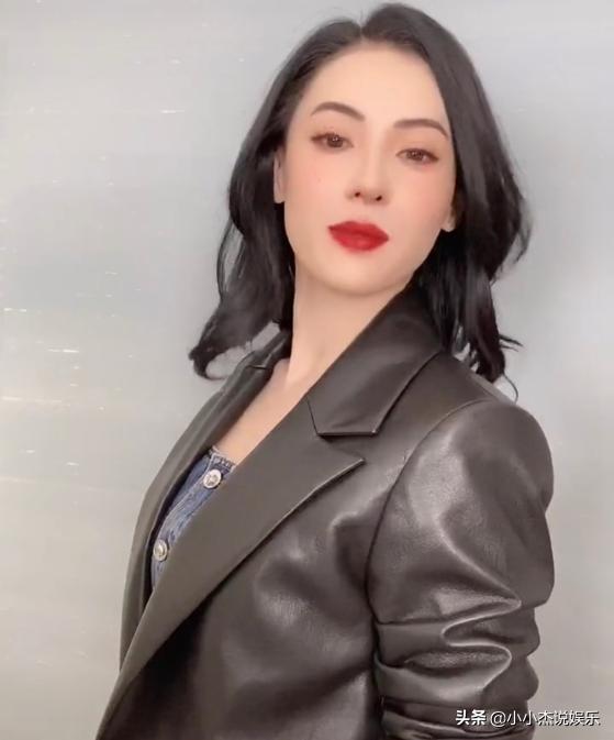 Cecilia Cheung took a selfie with her face, her cheeks are red and the ...