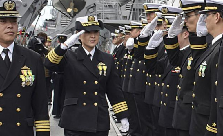 She is the first female captain in Japan. Although she is nearly half a ...