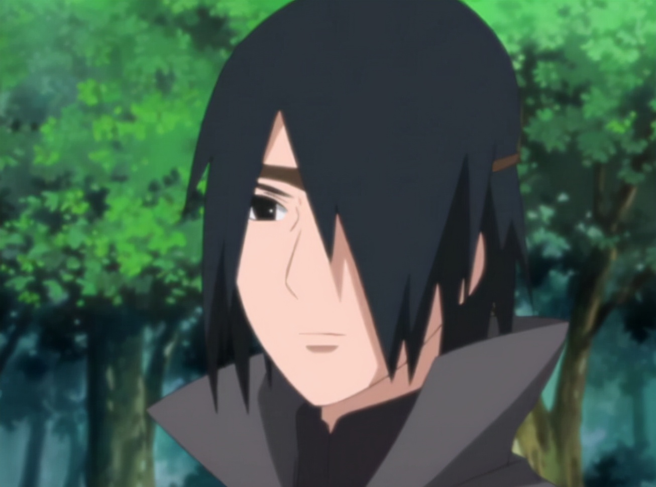 Why Sasuke has long hair is not to cover the eyes of reincarnation. He ...