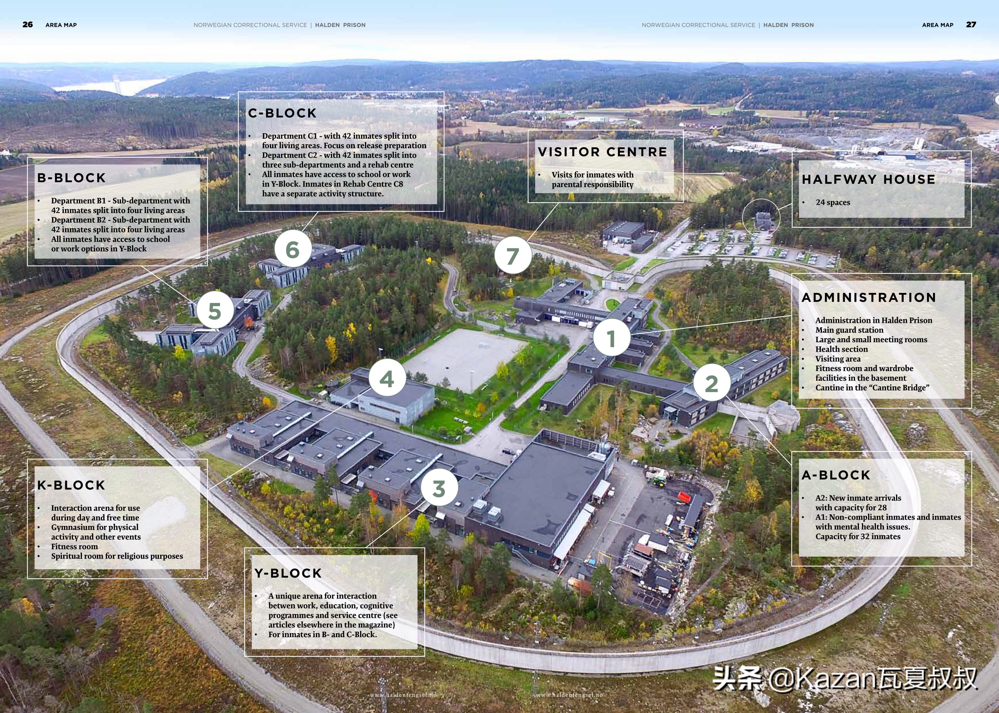 Halden Prison, Norway, is comparable to a five-star hotel inside, and ...