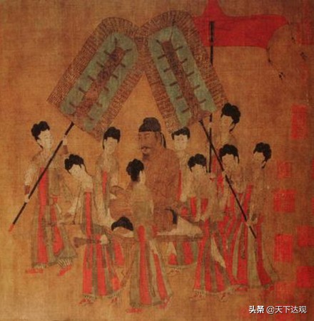 One of the masterpieces of Tang Dynasty painter Yan Liben, one of the ...