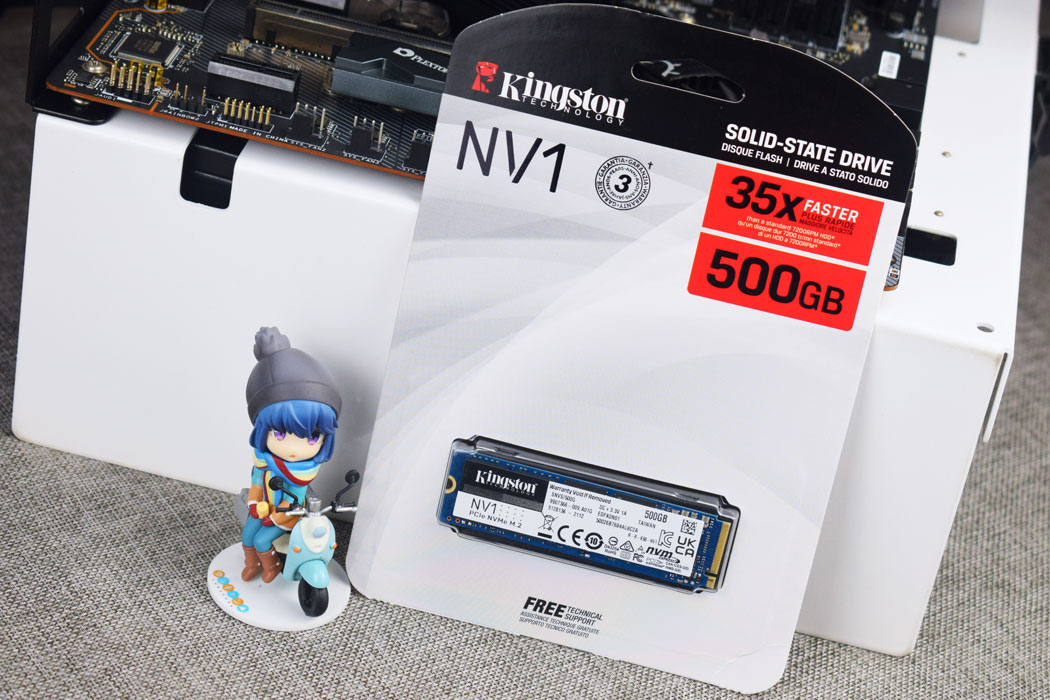 A popular mainstream product, Kingston NV1 500G solid-state hard drive ...