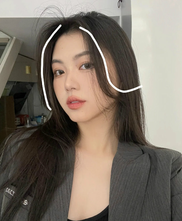 Why does Lisa always have bangs?After reading her "exposed forehead ...