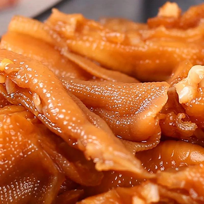 Boneless duck feet, crispy and chewy, fresh, fragrant and smooth, super ...