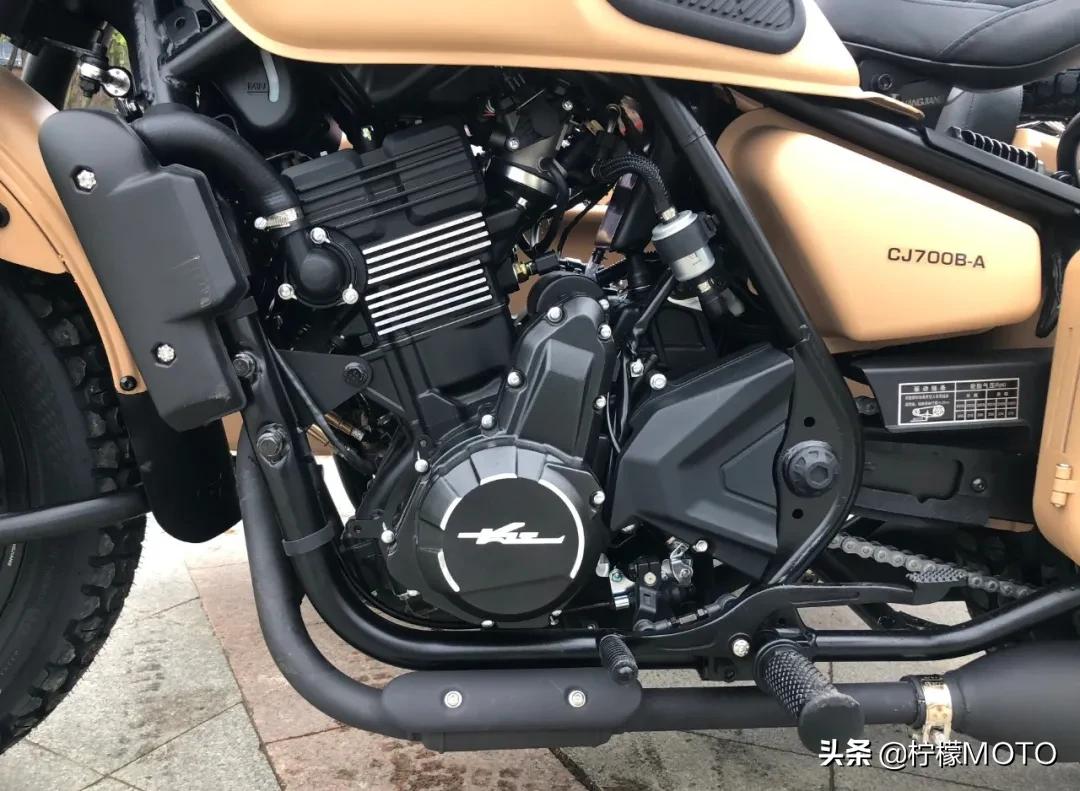 Yangtze River 700cc side three-wheel release, equipped with Chunfeng ...