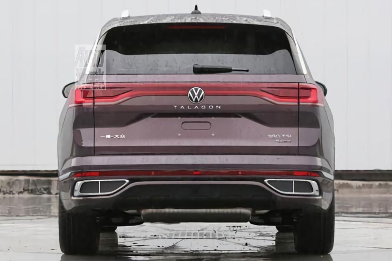 Volkswagen Talagon real car exposure, 7 seats with double-screen, still ...