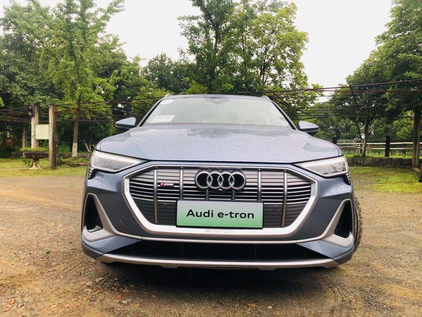 The flagship luxury and comfortable test drive Audi e-tron pure ...