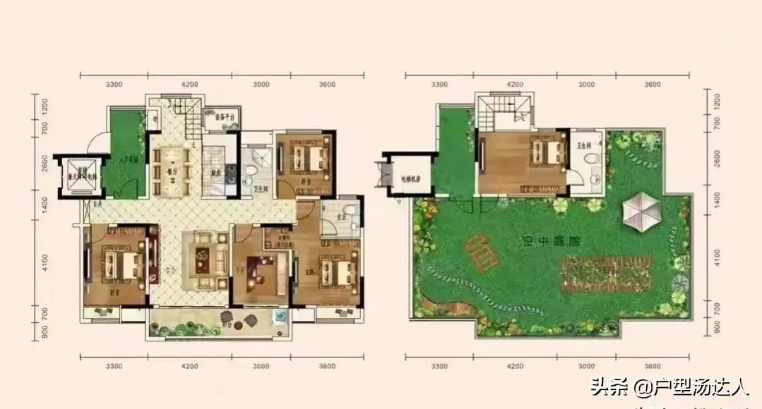 The 188-square-meter top-floor mansion with Skyline Garden is really ...