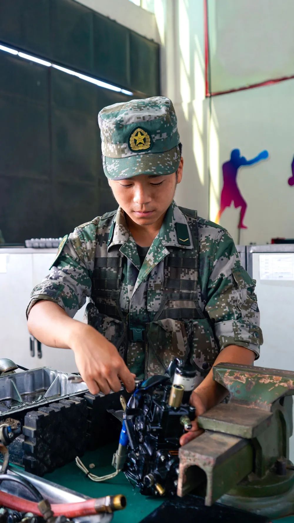 The 71st Group Army "Strong Brigade" Pvt. Wang Haoming is too good and ...