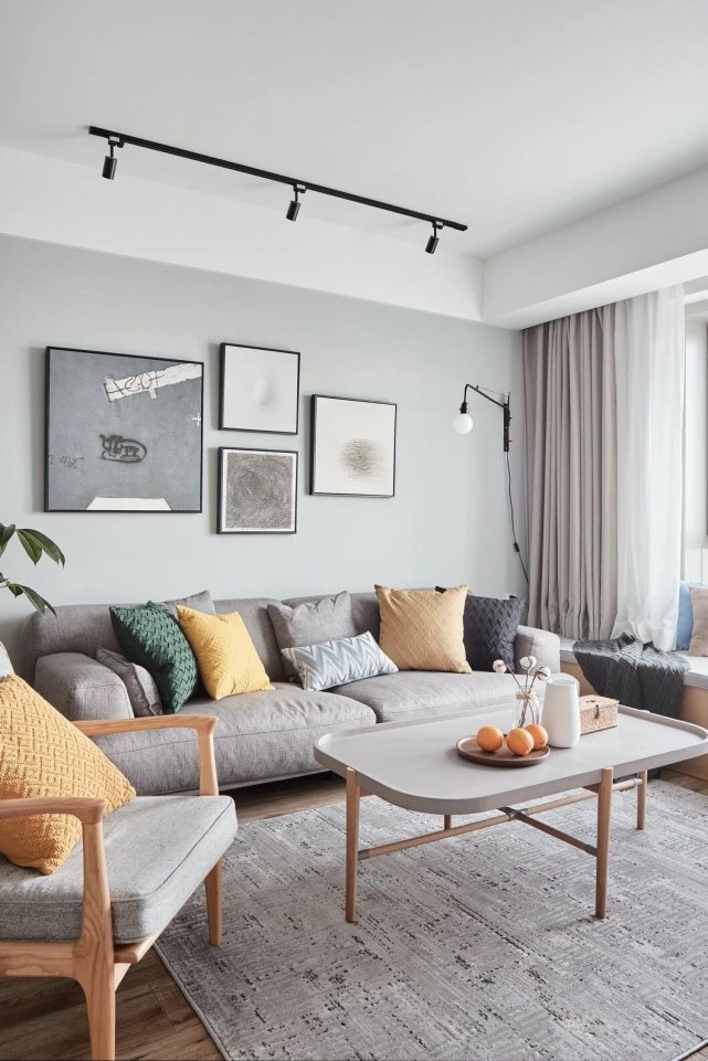 The 93-square-meter two-bedroom room makes life have a sense of ritual ...