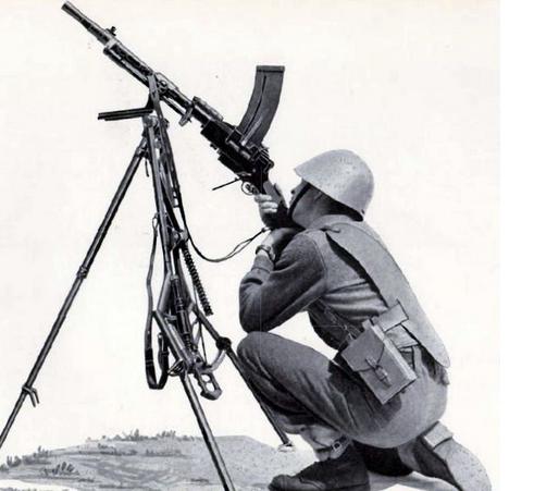The world's first light machine gun-Madsen M50 light machine gun - iMedia