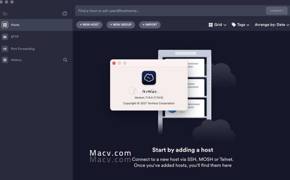 Termius for Mac (SSH client) v7.14.0 officially activated version - iMedia