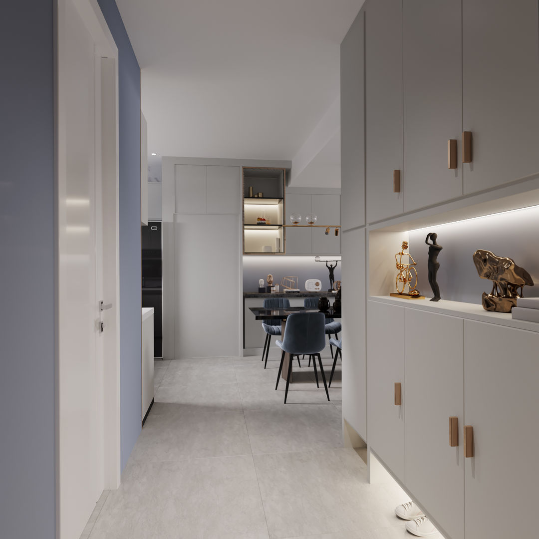 Three-bedroom 78 square meters simple style, how to reflect the beauty ...