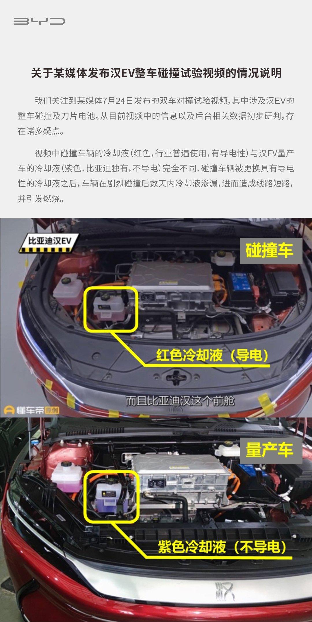 Is it really unsafe for BYD Han EV to catch fire after the collision ...
