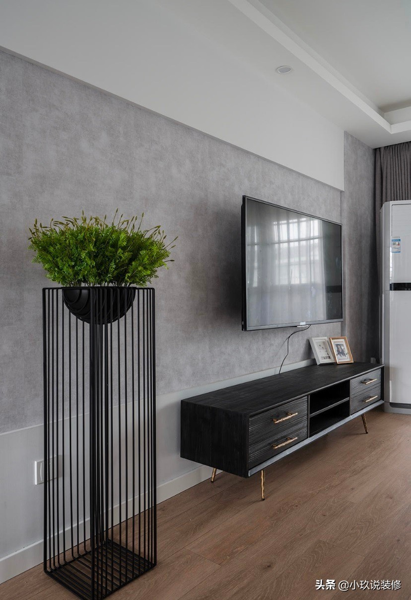 Finally finished!98 square meters modern three-bedroom, simple but not ...