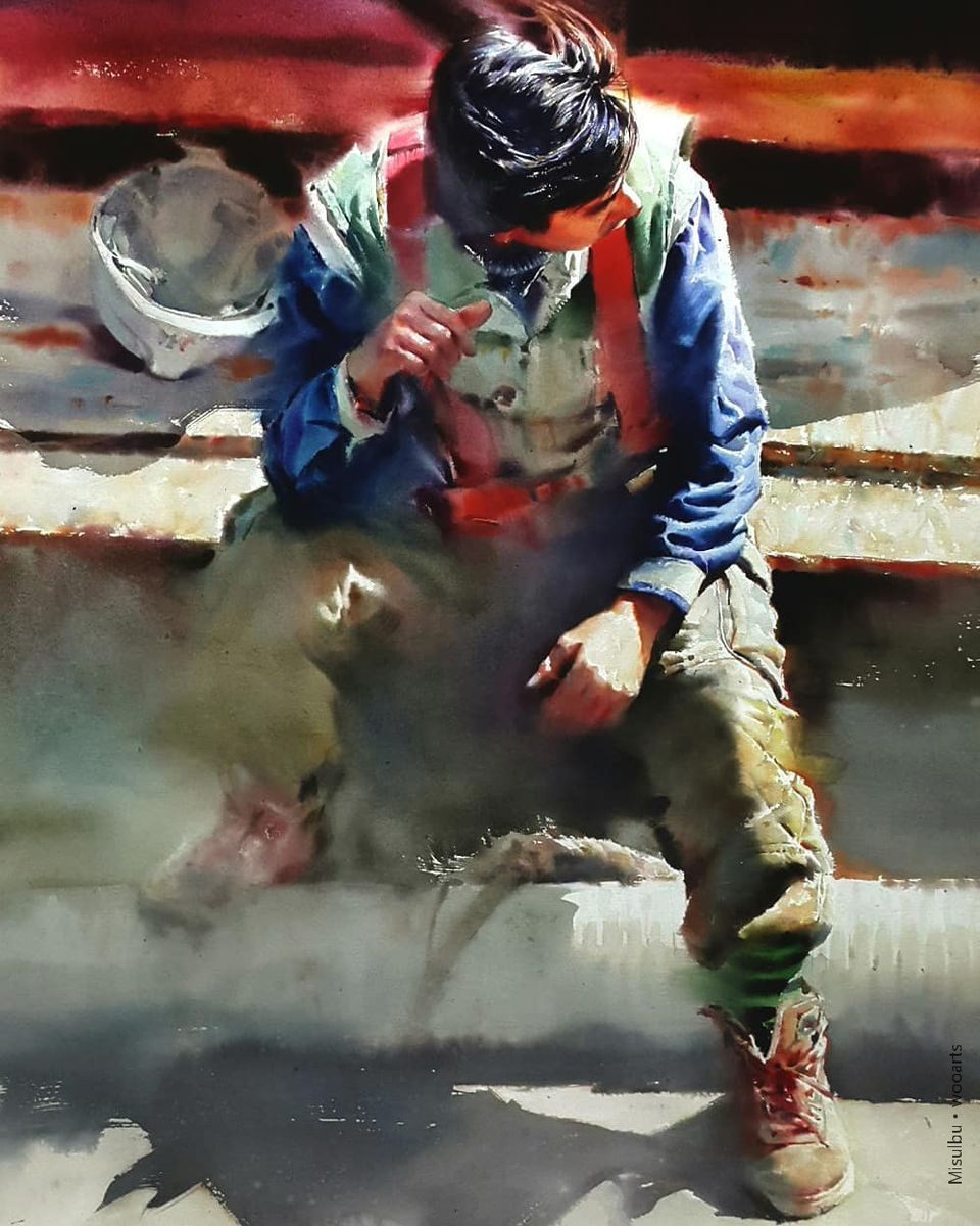 Stunning watercolors and oil paintings from Misulbu Gallery, South ...