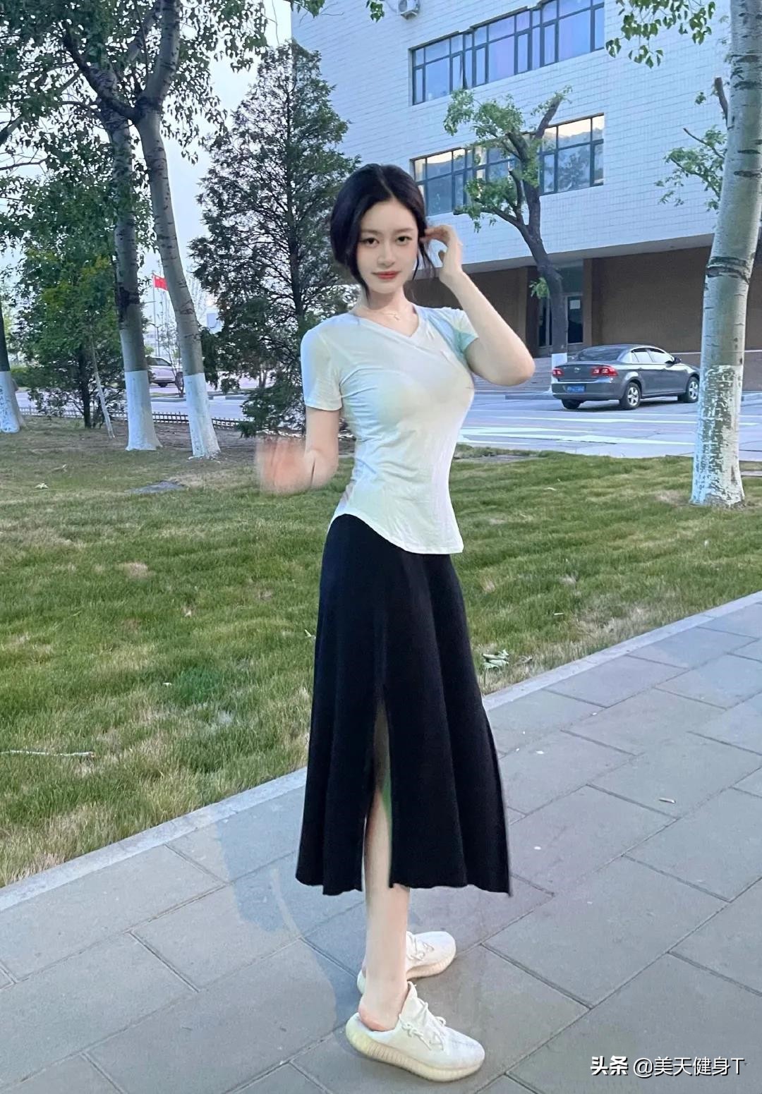 170cm tall fitness model, pure and sexy coexist, she said: fitness has ...